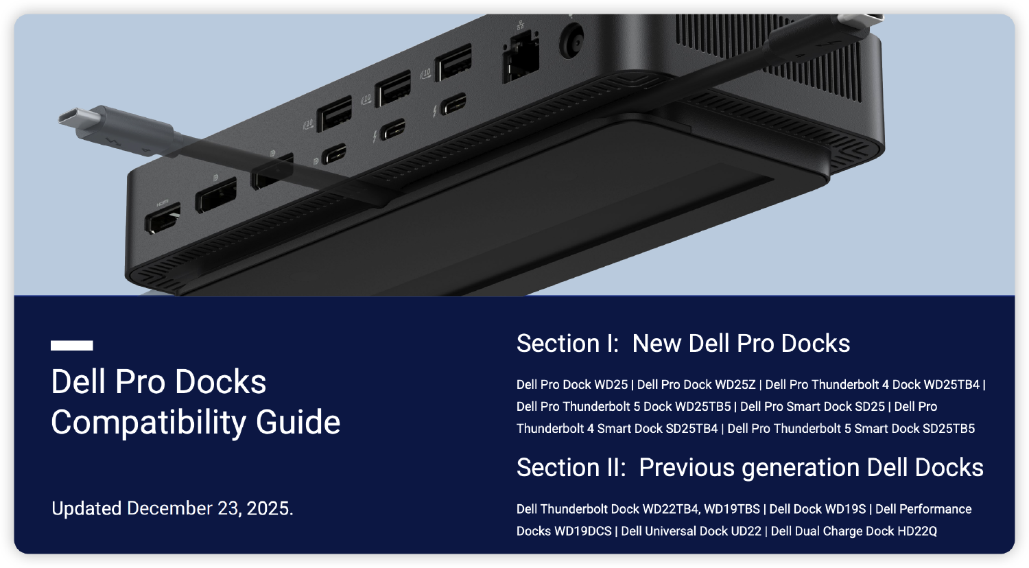 Official Dell Dock Compatibility Chart (PDF) – Full Explanation & Model ...